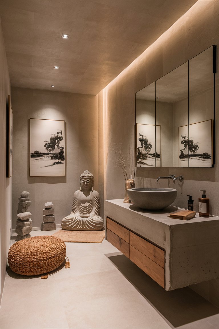 Zen Bathroom Decor Ideas for Creating a Tranquil Space - HomeAddons