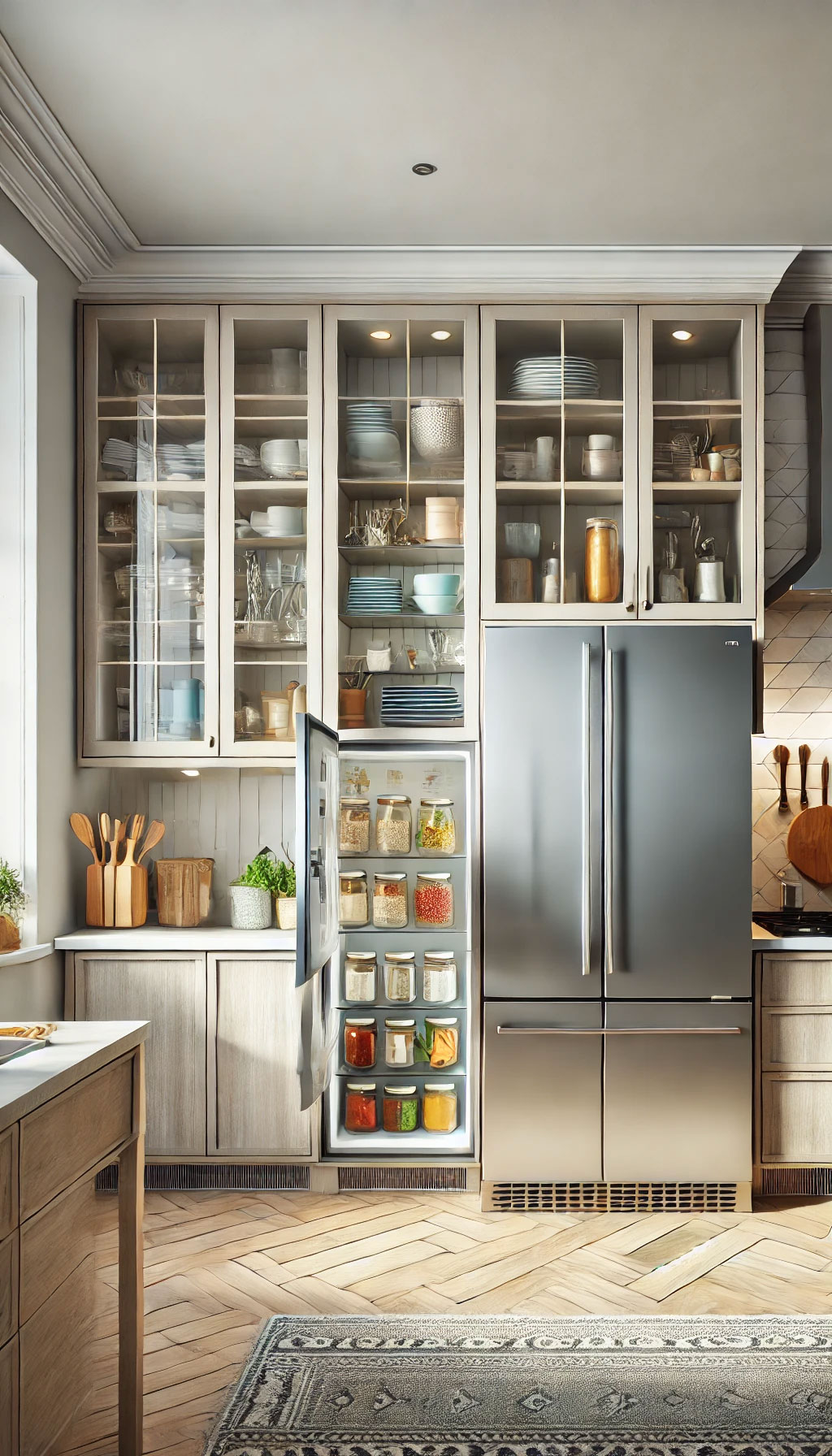 Amazing Designs for Kitchen Pantry Next to Fridge - HomeAddons