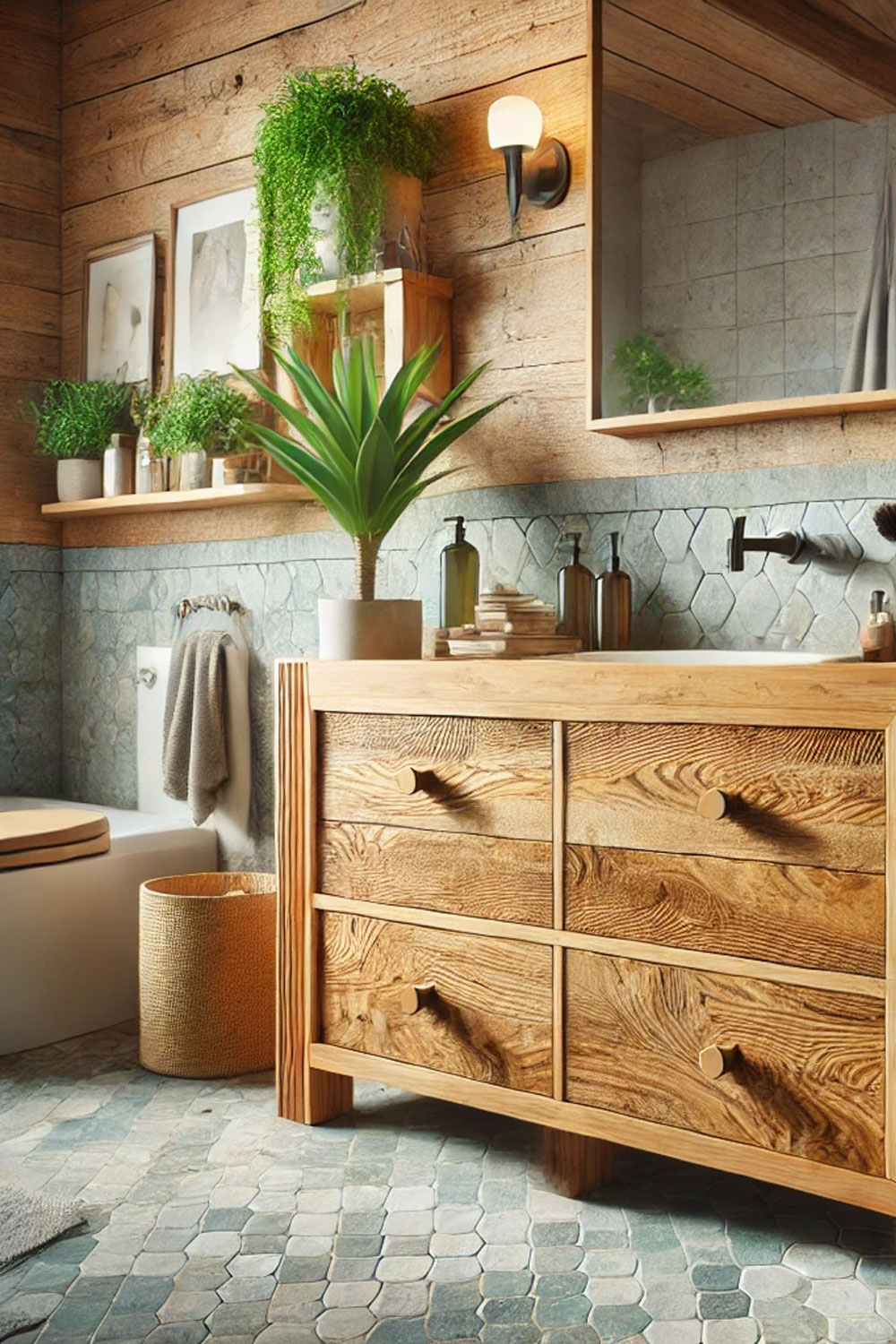 Earthy Bathroom Decor Ideas You'll Love - HomeAddons