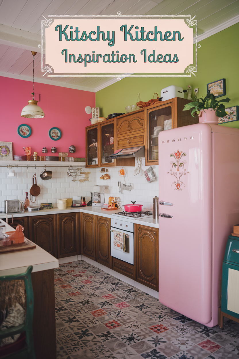 Kitschy Kitchen Inspiration Ideas - HomeAddons